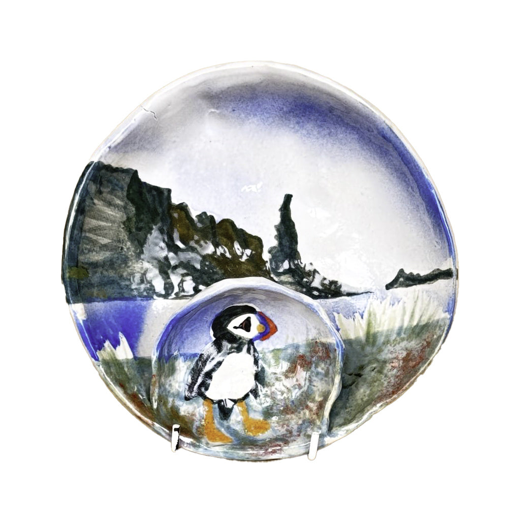 Puffin Slab Chip and Dip Dish Small – Uig Pottery