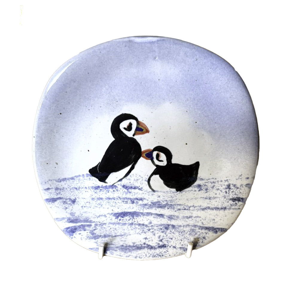 Puffin Small Plate – Uig Pottery